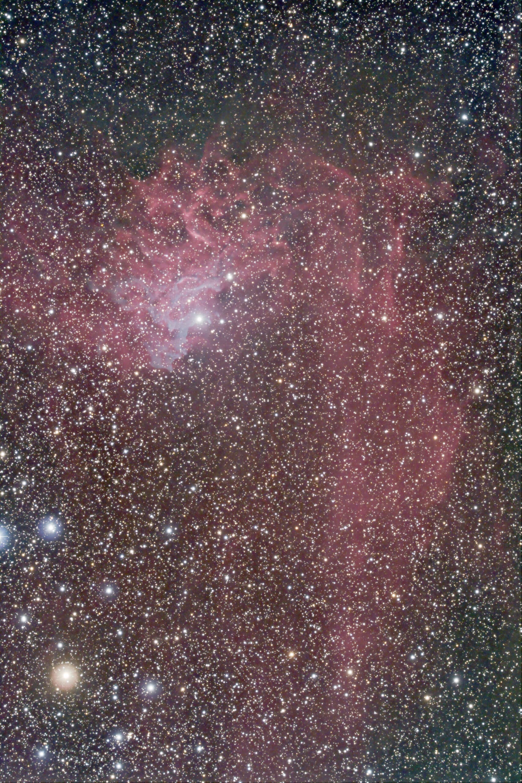 IC405 -Nébuleuse de l'Etoile Flamboyante - Cédric Thomas - Astrophotographie